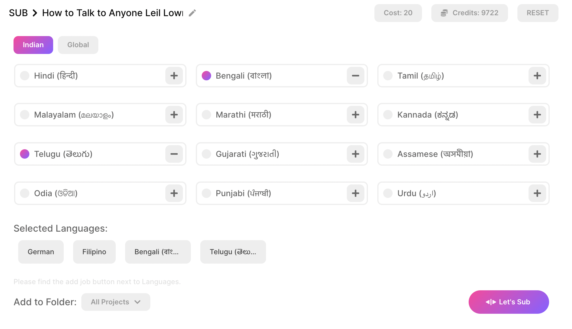 Product Update: Multilingual Subtitles for Your Videos with Dubverse - Dubverse.ai
