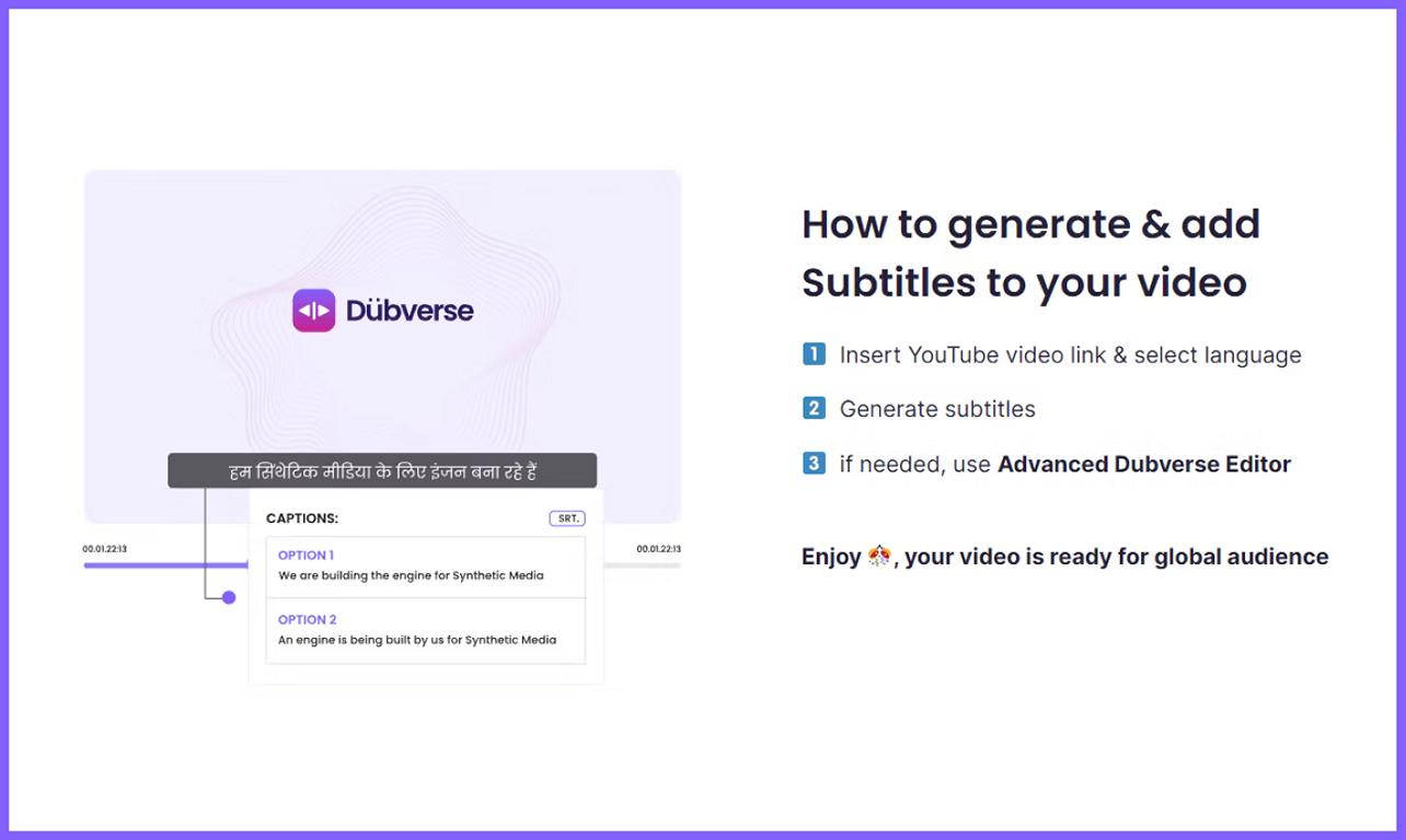 Top Subtitle Tools for Content Creators - Dubverse.ai